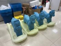 China TONGDA TDB50F 50L Plastic Horse Toy Blow Molding Machine Extrusion Moulding 90mm Screw for sale