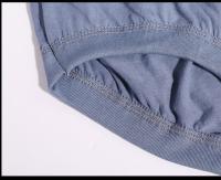 China Mid Rise Briefs Mens Cotton Boxer Shorts Underwear Ultra Soft Loose Cotton Elderly for sale
