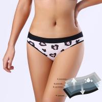 China Leak Proof Period Proof Underwear For Teenage Undies Cotton Leopard Print Style Heavy Flow for sale
