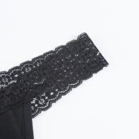 China Leak Proof Reusable Period Panties Thong Underwear Breathable Cotton Sexy Lace Design for sale