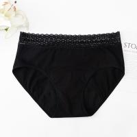 China Washable Leak Proof Underwear Menstrual Period Panties Mid Waist Cotton 4 Layer Sanitary for sale