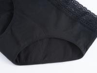 China Washable Leak Proof Underwear Menstrual Period Panties Mid Waist Cotton 4 Layer Sanitary for sale
