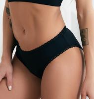 China Plus Size Leakproof 4 Layer High Absorbency Menstrual Briefs Lace Period Panties Resusable Cotton Period Underwear for sale