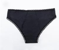China Plus Size Leakproof 4 Layer High Absorbency Menstrual Briefs Lace Period Panties Resusable Cotton Period Underwear for sale