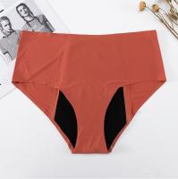 China Sanitary Reusable Period Panties Knickers Plus Size 4 Layers High Waist Leakproof Seamless for sale