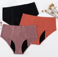 China Sanitary Reusable Period Panties Knickers Plus Size 4 Layers High Waist Leakproof Seamless for sale