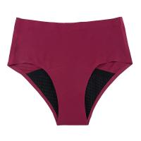 China Leakproof High Waist Period Panties For Teens Seamless Menstrual Panties 4 Layers 6 Colors for sale