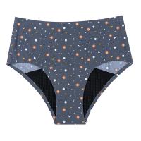 China Leakproof High Waist Period Panties For Teens Seamless Menstrual Panties 4 Layers 6 Colors for sale