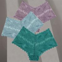 China Plus Size Sexy Bodysuit Lingerie Lace Boxer Briefs For Women Hipster Middle Waisted for sale