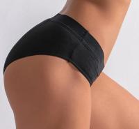 China Mid Waist Bamboo Menstrual Underwear Washable 4 Layer Reusable Sanitary Panties for sale