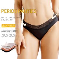 China Lace Plus Size Menstrual Panties For Heavy Flow Underwear Sexy 4 Layers Girls for sale