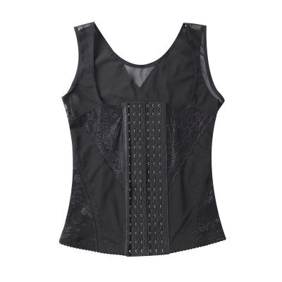 China Slimming Waist Trainer Shaper Body Zipper Corset Vest Postpartum Recovery Daily for sale