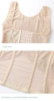 China Slimming Waist Trainer Shaper Body Zipper Corset Vest Postpartum Recovery Daily for sale