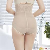 China High Rise Tummy Control Underwear Thong Shaping Cotton Crotch See Through Mesh Breathable Briefs for sale