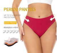 China Female Eco Friendly Period Panties Underwear Ladies Thread 50ml Absorption Cotton Physiological for sale