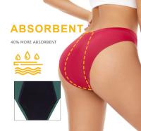China Female Eco Friendly Period Panties Underwear Ladies Thread 50ml Absorption Cotton Physiological for sale