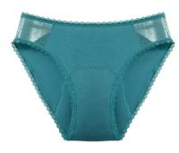 China Reusable Heavy Female Period Panties Underwear Set Mesh Lace Menstrual Cycle Panties for sale