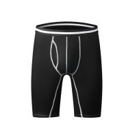 China Athletic Fitness Sportswear Mens Boxer Briefs Underwear Long Leg Compression Running for sale