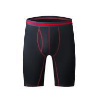 China Athletic Fitness Sportswear Mens Boxer Briefs Underwear Long Leg Compression Running for sale