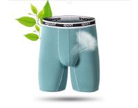 China Men'S Fitness Sportswear Modal Boxer Briefs Cotton Lengthened Legs Fat Guy Square Underwear for sale