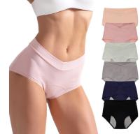 China Postpartum Reusable Period Panties For Heavy Flow Plus Size Cotton 3 Layer for sale