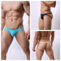 China Mens Low Rise Briefs Shorts Underwear Boxer Tight Thong Soft Athletic Supporter 4xl for sale