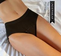 China Sexy Maternity Period Panties Underwear 4 Layers Breathable Reusable Menstrual Panties for sale