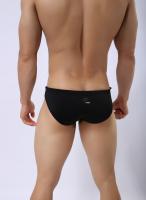 China Surfing Swimming Boxer Shorts Underwear Low Rise Mens Sexy Undies Swimwear Drawstring Closure for sale