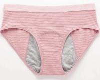 China In Stock 3 Layers Multi Color Leakproof Menstrual Panties  Cotton Brief Absorbent Period Underwear For Women for sale