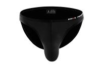 China Bikini Mens Briefs Underwear With Pouch Breathable Sports Long Bulge Thong Lingerie for sale