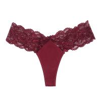 China Stretch Lace Hipster Panties Underwear Thong Pink Girl'S Low Rise Ladies Fashion Sexy Panties for sale