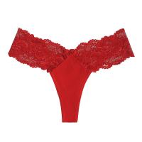China Stretch Lace Hipster Panties Underwear Thong Pink Girl'S Low Rise Ladies Fashion Sexy Panties for sale