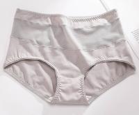 China Womens High Waisted Underwear Plus Size Thongs Seamless Sexy Hollow Out Transparent Cotton Crotch for sale