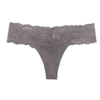 China Nylon Hipster Panties With Lace Ultra Soft Sexy Stretch Lace Briefs See Through Knickers Undies for sale