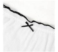 China Black Womens Underwears Lace Trim Boxer Brief Mid Waist Boy Shorts Ladies' Panties for sale