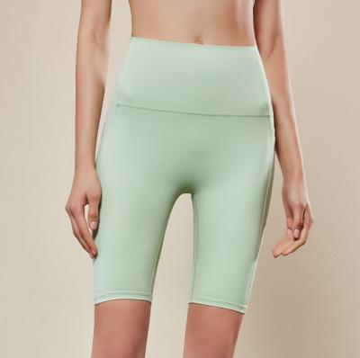 China Women'S Fitness Sportswear High Waisted Yoga Pants With Pockets Workout Summer  Biker for sale