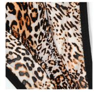 China Sexy Womens Underwear G String Leopard Girls Low Waist Panties Slutty Thin Shine Belt Adjustable for sale