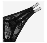 China Cotton G Strings For Womens Underwears Sexy Seamless Asymmetric Double Twinkle Strapped Thong for sale