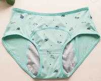 China Teen Girls 3 Layers Period Underwear Leakproof Super Absorbent Menstrual Panties For Teenage Girls Physiological Panty for sale
