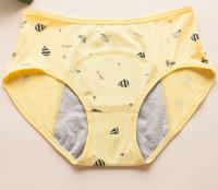 China Teen Girls 3 Layers Period Underwear Leakproof Super Absorbent Menstrual Panties For Teenage Girls Physiological Panty for sale