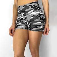 China Multi color Camo Yoga Shorts Tights Hip Lifting Scrunch Booty Gym Workout Buttocks Pants for sale
