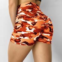 China Multi color Camo Yoga Shorts Tights Hip Lifting Scrunch Booty Gym Workout Buttocks Pants for sale