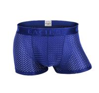 China 3xl Classic Mens Boxer Shorts Plus Size Mid Waisted Ultra Thin Ice Fiber Mesh Underwear Panties for sale