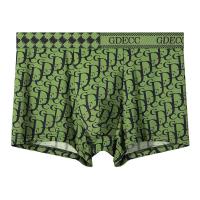 China 2xl 3xl 4xl Polyamide Mens Boxer Shorts 3 Pack Gift Box Antibacterial Letter Print Ice Silk for sale