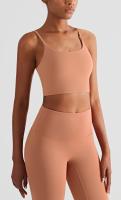 China Multi colors Drop Shipping U-Neck Long Sleeveless Seamless Yoga Tank Top Vests For Women for sale