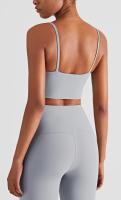 China Multi colors Drop Shipping U-Neck Long Sleeveless Seamless Yoga Tank Top Vests For Women for sale