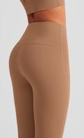 China Seamless Capris Performance Exercise Leggings Yoga Bottoms Tights Bootcut Yoga Fitness Pants Yoga Attire for sale