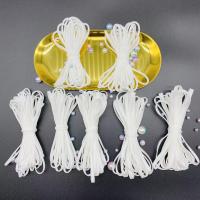 China Surgical Mask Elastic Ear Loops For Face Mask White Ear Loop Elastic Band 3mm for sale