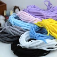 China Very Soft Elastic Ear Loops Band For Face Mask Ear Hanging  5mm 6mm for sale