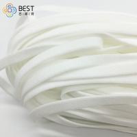 China Round Flat Face Mask Elastic Ear Loop Band 3.5MM White Raw Materials for sale
